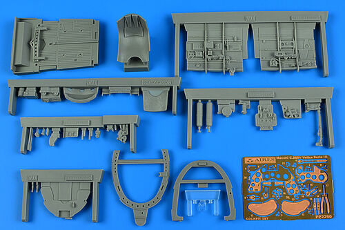 Aires 2290 Macchi C.205V Veltro Serie III - Cockpit Set (for Italeri Kits)