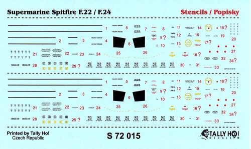 Tally HO! S72-015 Spitfire F.22/24 Griffon