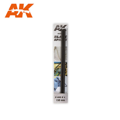 AK-Interactive 9187 Black Spring 4mm