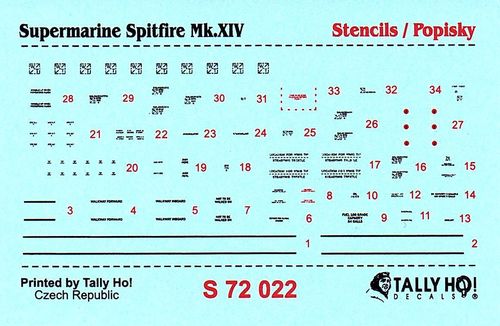 Tally HO! S72-022 Spitfire F Mk.XIV