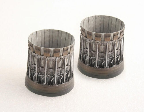 MK1 Design A48027 McDonnell Douglas F-15 C/D/E/K Eagle - P&W Exhaust Nozzle Set (OPENED) (for Hasegawa kits)