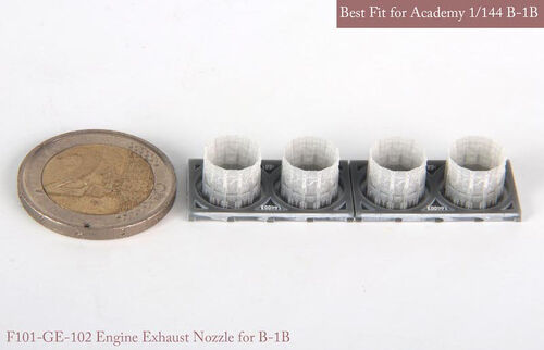 MK1 Design A14401 Rockwell B-1 B Lancer - GE Exhaust Nozzle Set - Opened (for Academy kits)