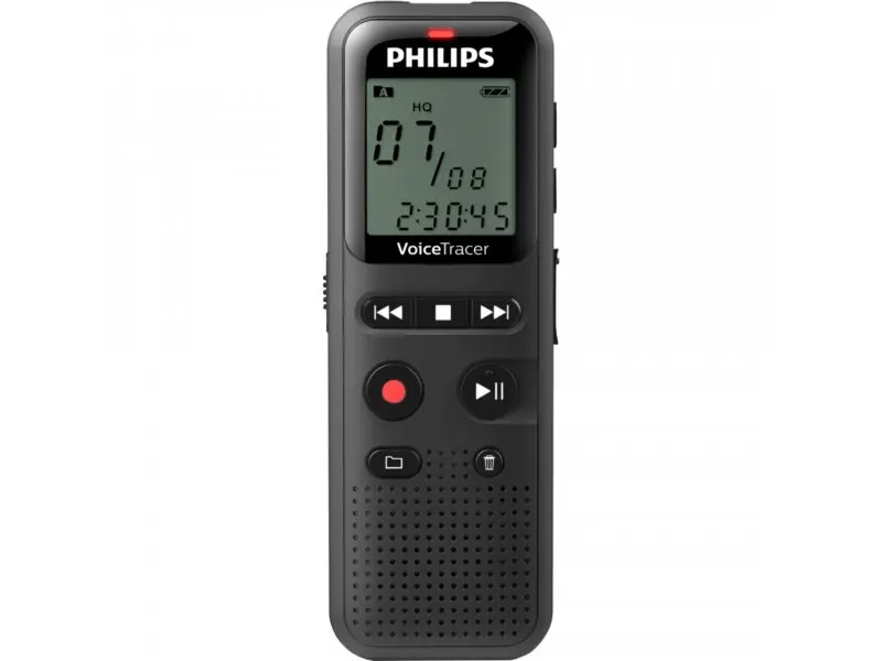 Philips DVT1160 Digitalni diktafon, Crni