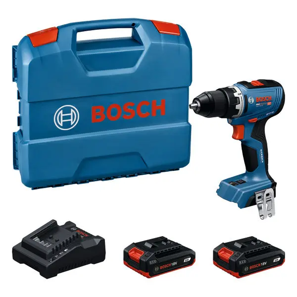 Bosch Aku bušilica-odvrtač GSR 18V-65 Professional, GBA 18V, 2x 2.0Ah 06019N3000
