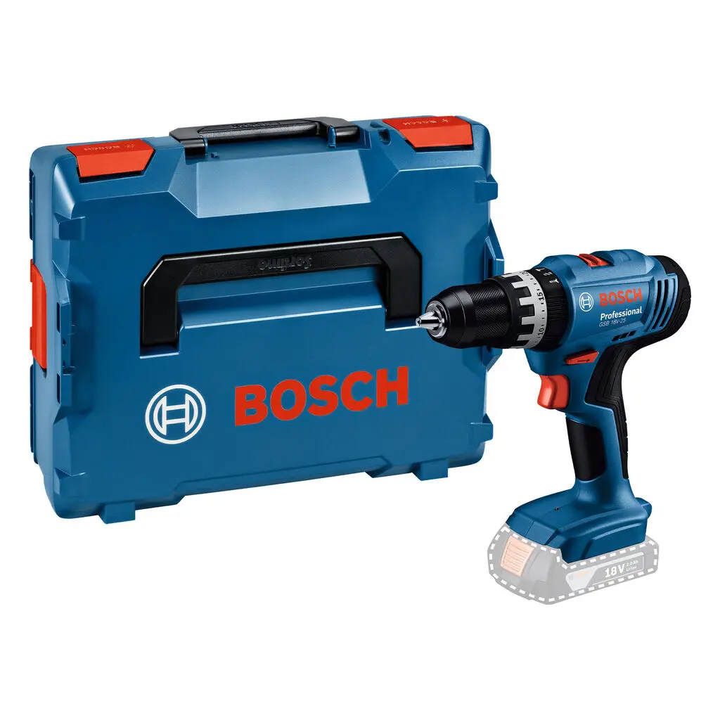 Bosch Aku udarna bušilica odvijač GSB 18V-25, L-Boxx, Bez baterije i punjača 06019K9301