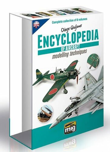 AMMO of Mig Jimenez 6049E Case For Encyclopedia Of Aircraft Modelling Techniques (English)