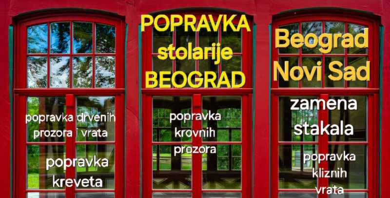 Popravka DRVENE Stolarije