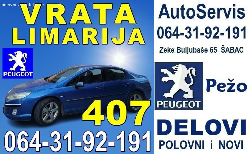 VRATA PEŽO 407 PEUGEOT