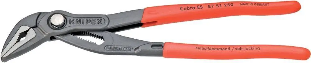 KNIPEX Klešta papagaj Cobra ES ekstra tanka 250 mm 87 51 250 crvena