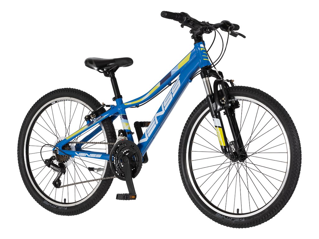 BICIKL JUNIOR 24 VENSSINI PARMA X100 ALU 24" ALU 12" V-BRAKE 18 BRZINA 132-155CM (XS) PLAVI