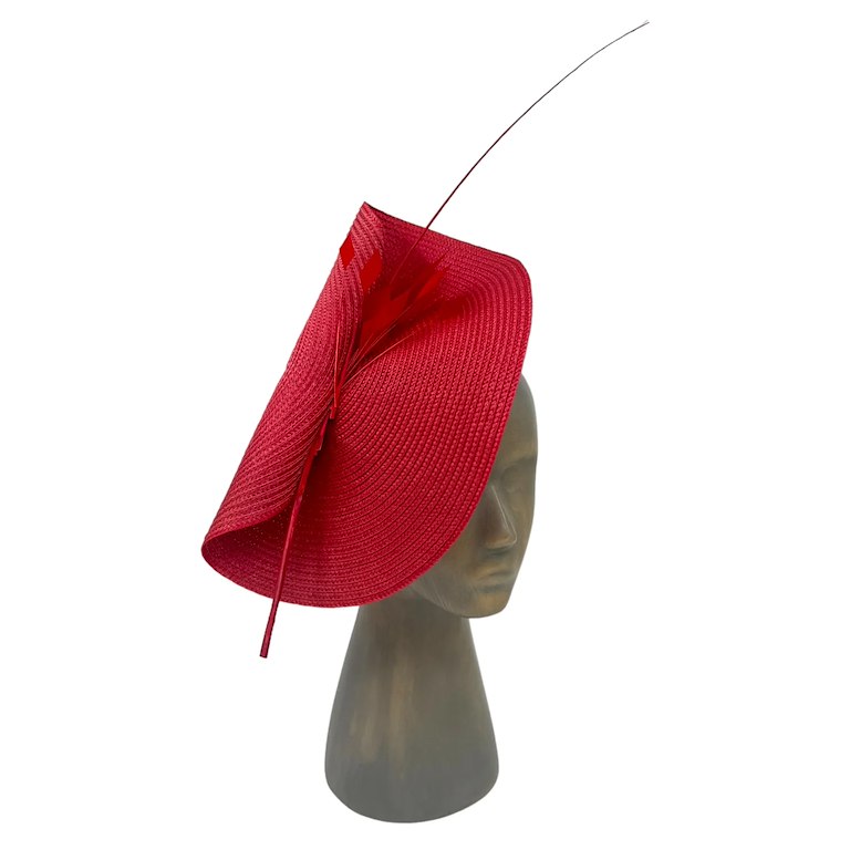 RED FASCINATOR