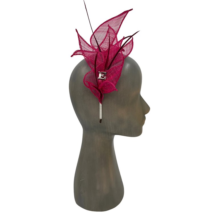 PINK FOLIO FASCINATOR