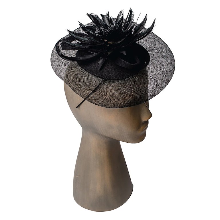 FEATHER FLOWER FASCINATOR