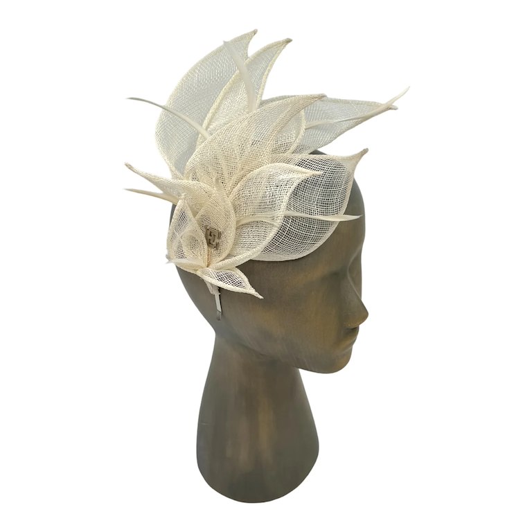OFF WHITE FOLIO FASCINATOR