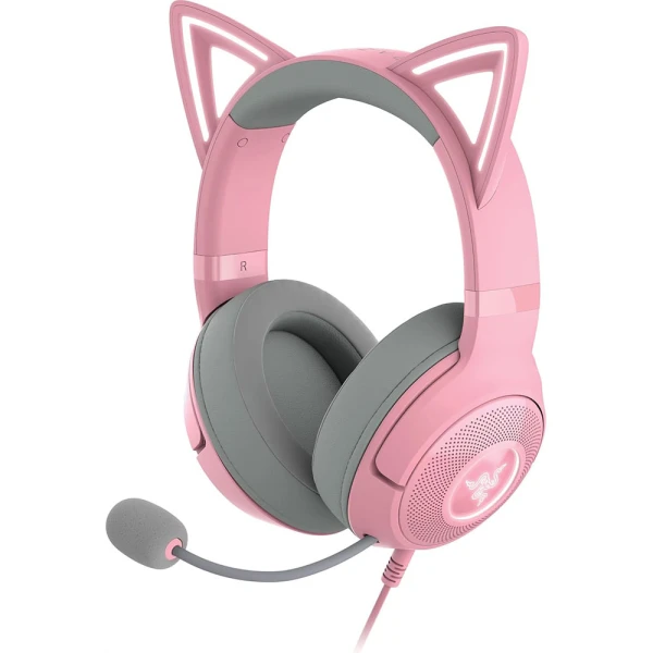 Bežične slušalice sa mikrofonom Razer Kraken Kitty V2 Pink