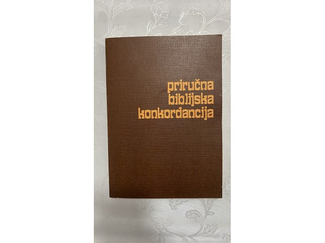 Priručna Biblijska Konkordancija