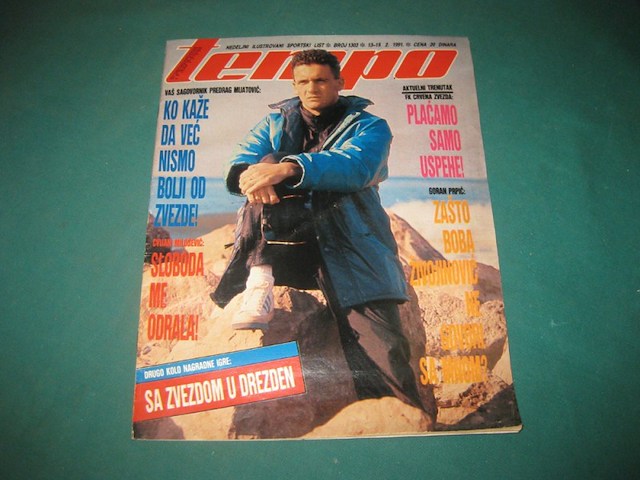 Tempo br.1303 (1991) Nedeljni ilustrovani sportski list
