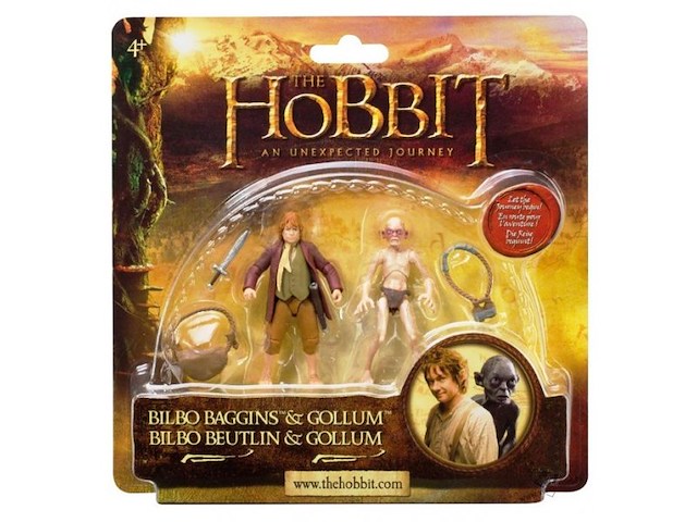 Bilbo Baggins &; Gollum po 7 cm - The Hobbit Movies