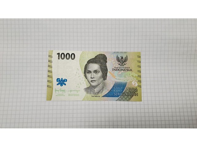 INDONEZIJA 1000 RUPIAH 2023 GODINA