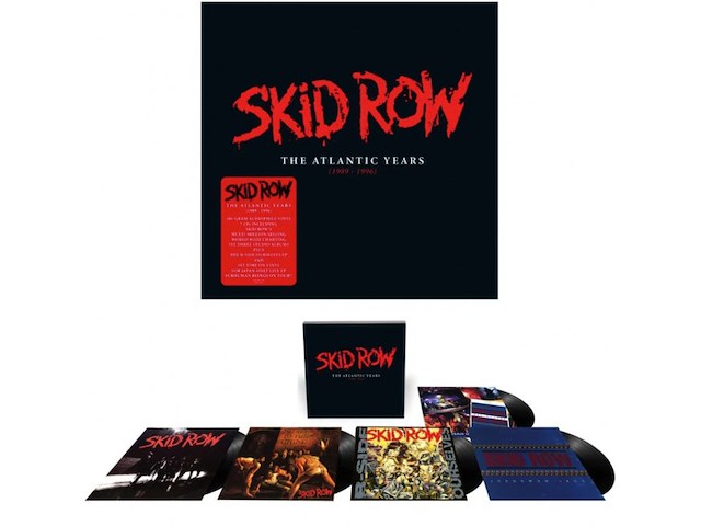 SKID ROW BOX SET ATLANTIC YEARS 1989-1996 5 ALBUMA