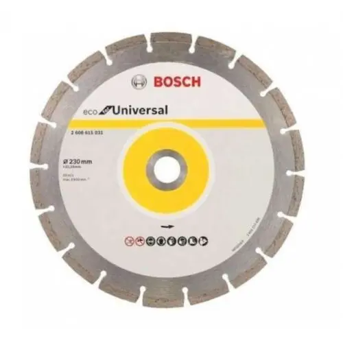 Bosch Dijamantska rezna ploča ECO For Universal 2608615028, 125x22.23x2.0x7mm, 10 komada