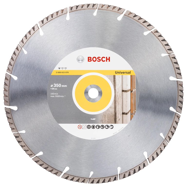Bosch Dijamantska rezna ploča Standard for Universal 2608615070, 350x20x3.3x10mm