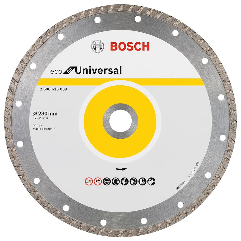 Bosch Dijamantska rezna ploča Eco for Universal 230x22.23x7mm, 2608615048