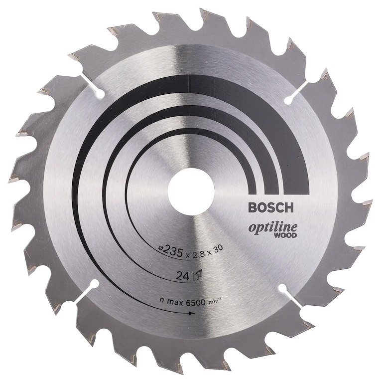 Bosch List kružne testere Optiline Wood 2608640725, 235 x 30/25 x 2,8 mm, 23