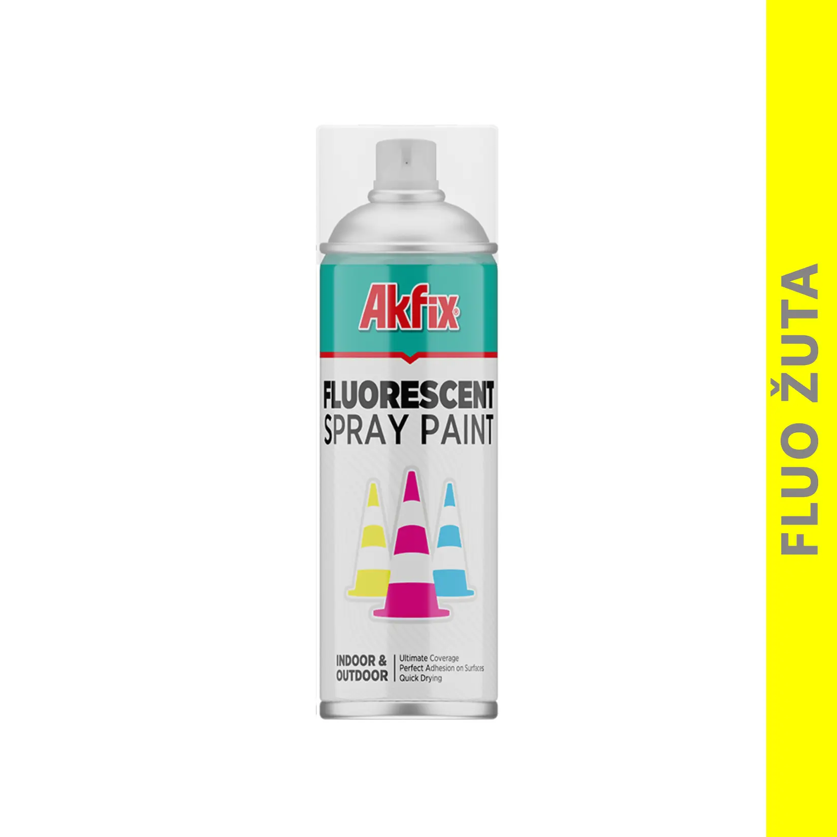 AKFIX boja u spreju fluorescentna žuta 400 ml
