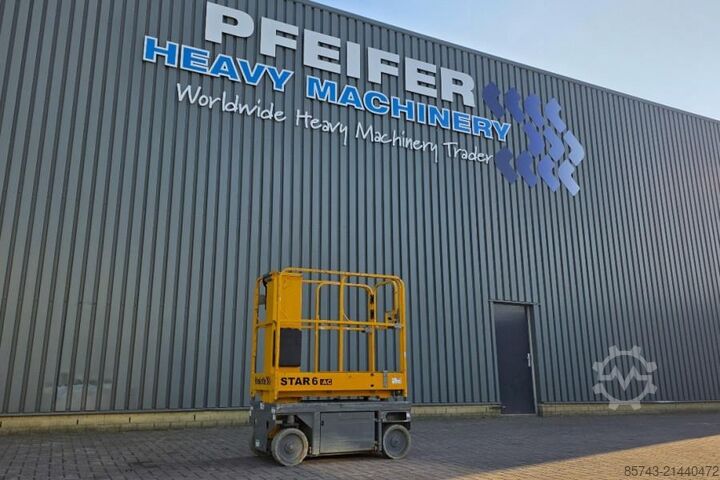 Artikulisan teleskopski bum lift
Haulotte Star 6 Electric, Non Marking Tyres, 5.8m Working H