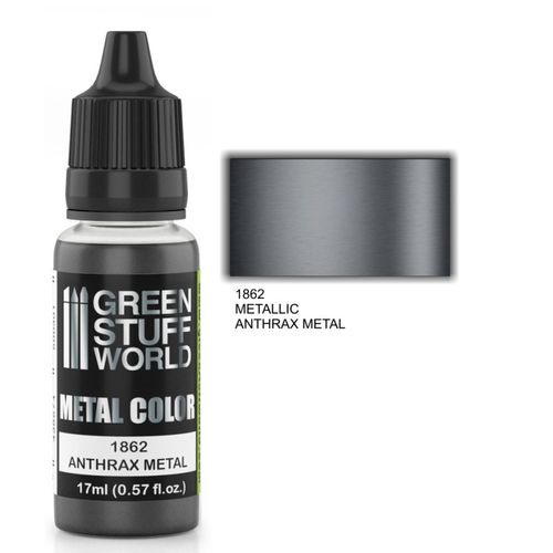 Green Stuff World 1862 Metal Paint - ANTHRAX METAL