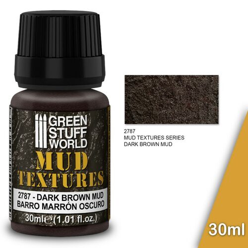 Green Stuff World 2787 Mud Textures - DARK BROWN MUD