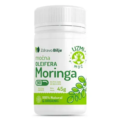Moringa 90 kapsula (organski proizvod) 45 g Zdravo bilje
