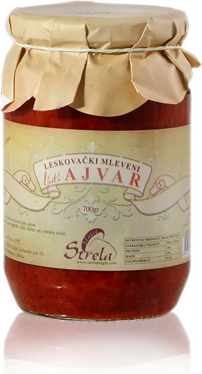 Leskovački mleveni ajvar - ljuti 700 g Strela