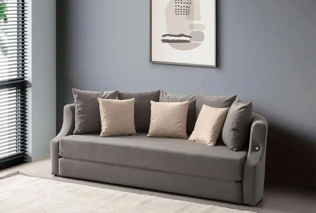 Atelier del Sofa Trosed na razvlačenje Letto, 230 x 120 x 70 cm, Antracit
