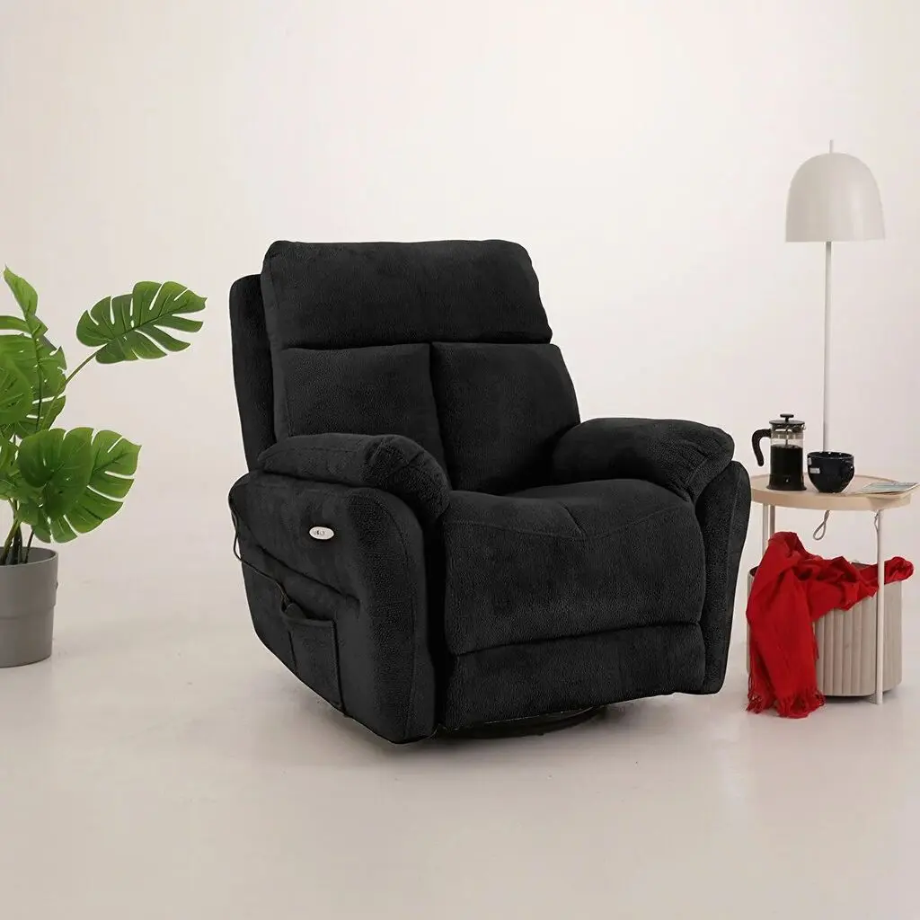 Atelier del Sofa Električna fotelja Comfera Electric, 90 x 100 x 95 cm, Crna