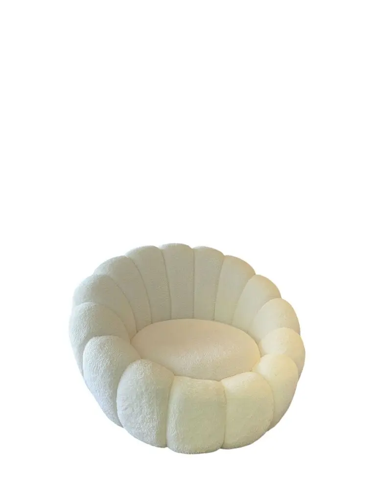 Atelier del Sofa Fotelja Pumpkin, 110 x 75 x 35 cm, Bela