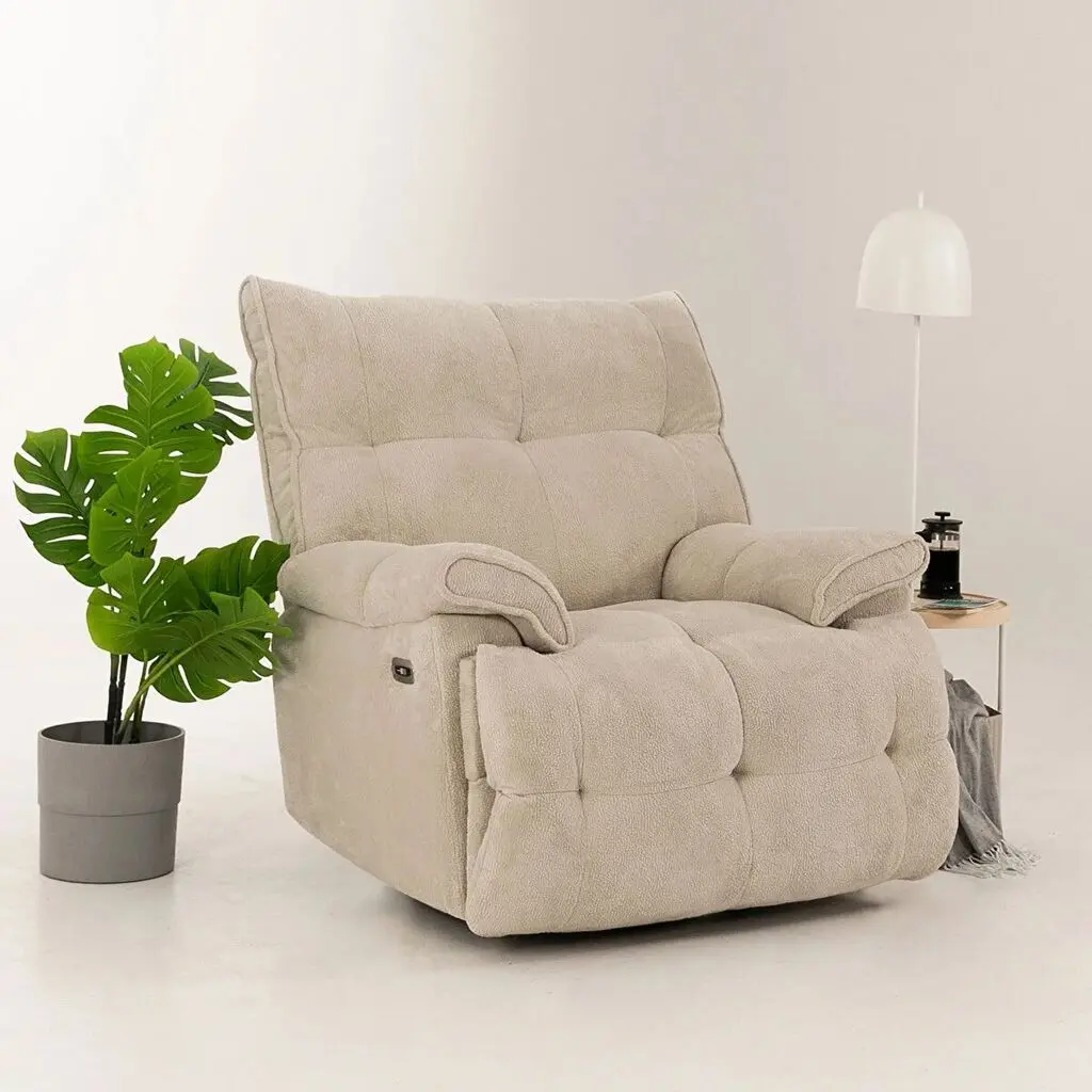 Atelier del Sofa Električna fotelja Soft Electric, 100 x 80 x 105 cm, Krem