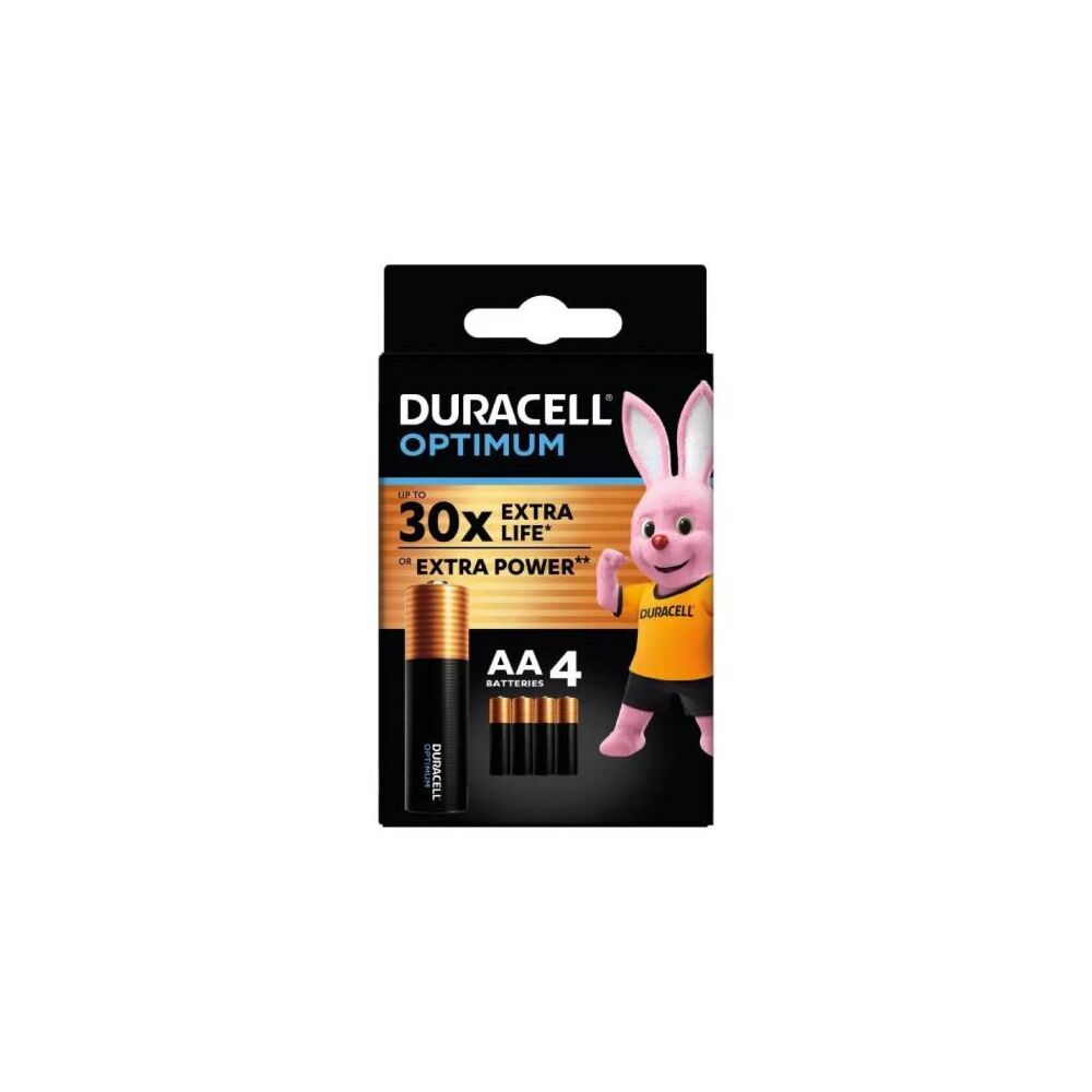 Duracell Baterije Optimum LR06 AA 4/1