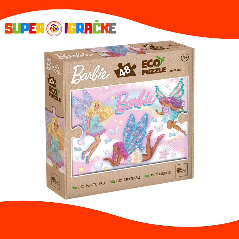 ECO PUZLE BARBIE VILA 48KOM