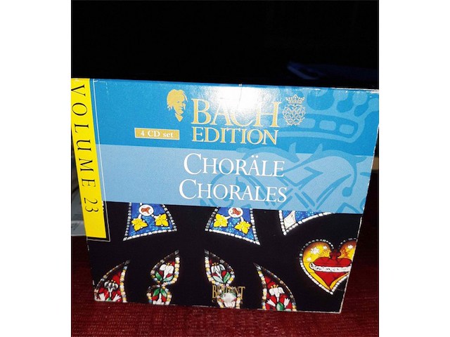 J.S. Bach, CHORALE/CHORALES, 4 cd