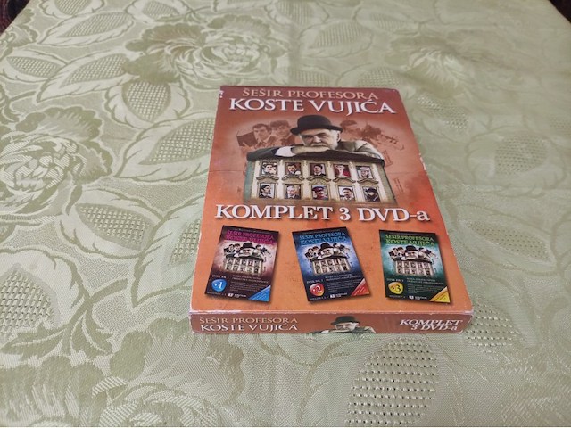 Sesir profesora Koste Vujica - Komplet 3 DVD-a - NOVO