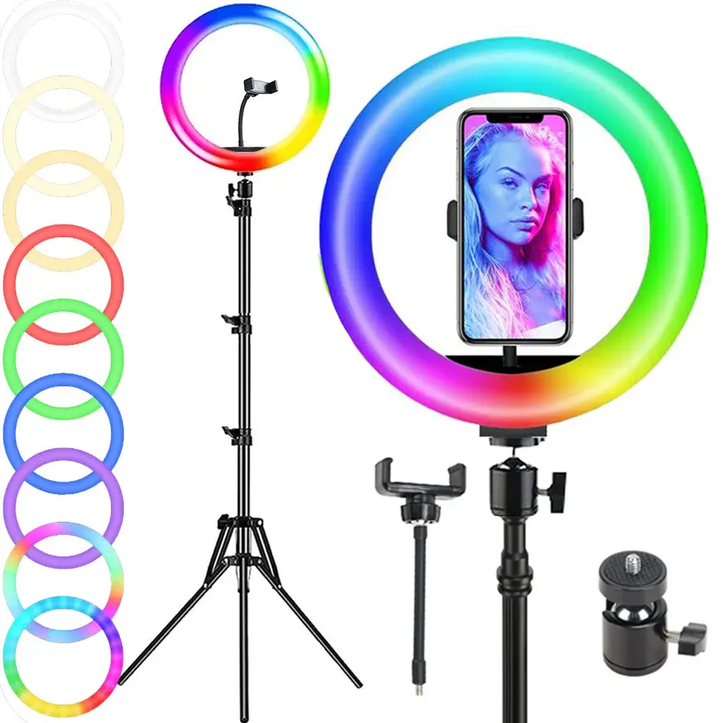 Ring light 26cm + stativ 210cm