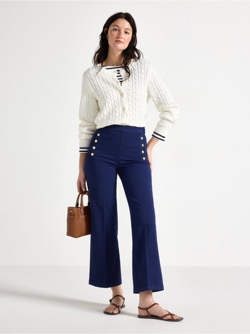 Pantalone – Wide trousers with cropped length