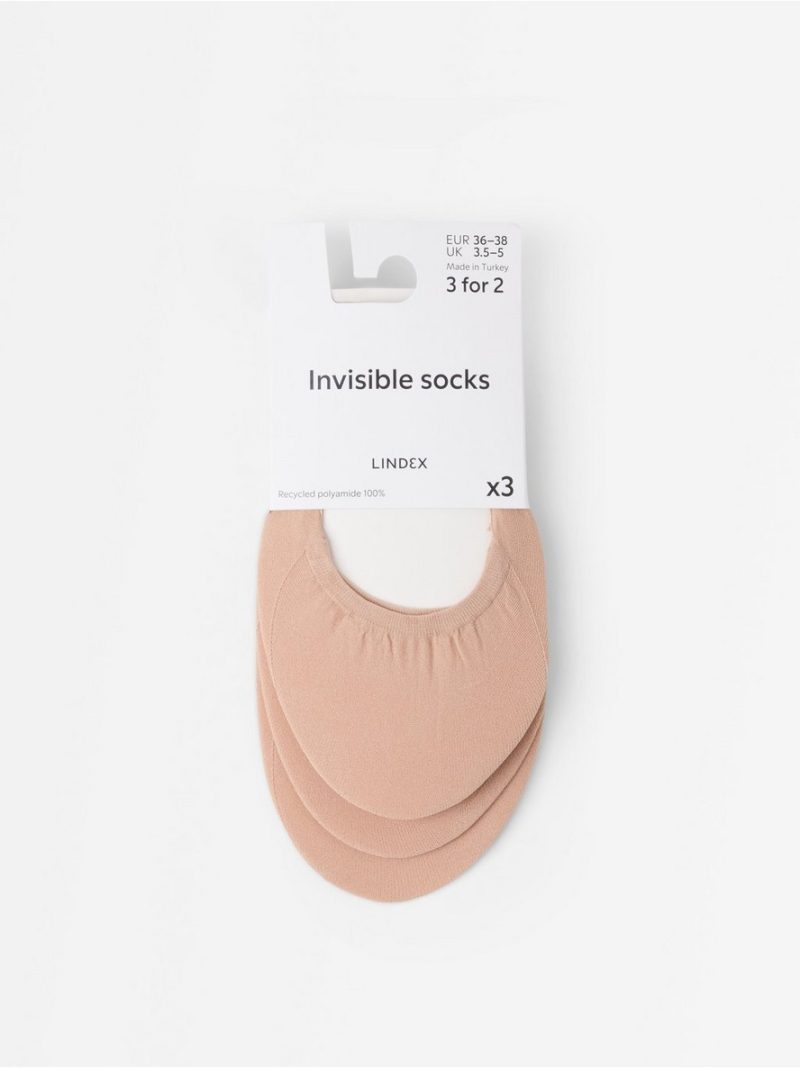 – Invisible socks