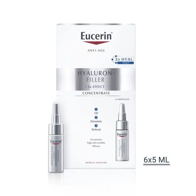 Eucerin Hyaluron-Filler Koncentrat 6x5ml