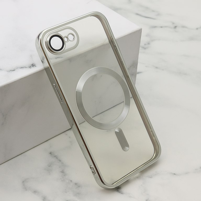 Futrola CAMERA PROTECT MagSafe za iPhone 16e/17e (6.1) srebrna (MS)