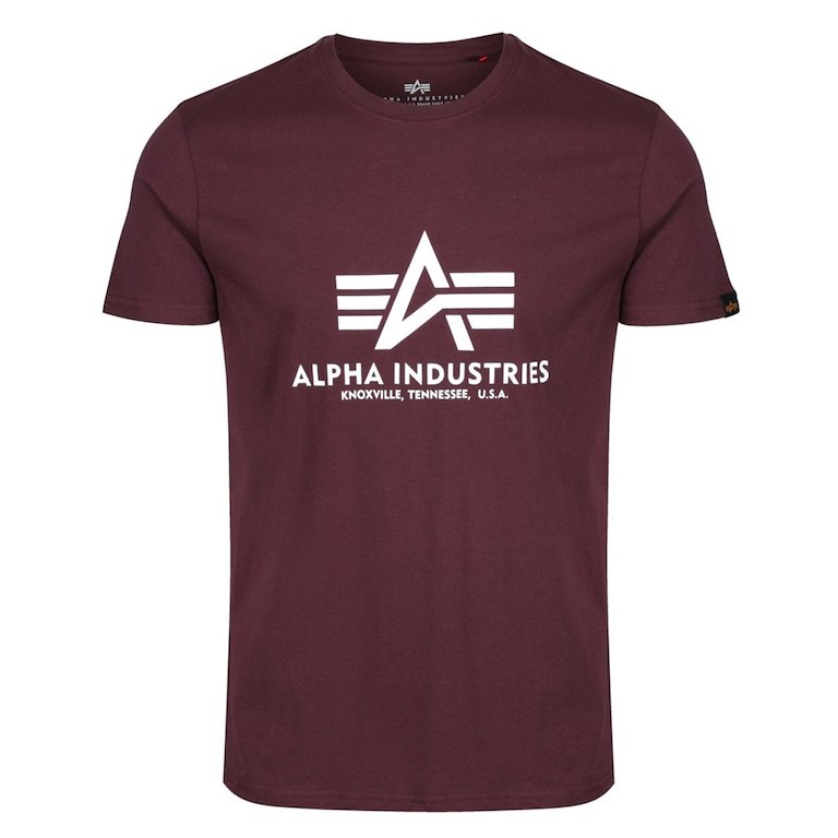 ALPHA INDUSTRIES BASIC MAJICA DMAROON