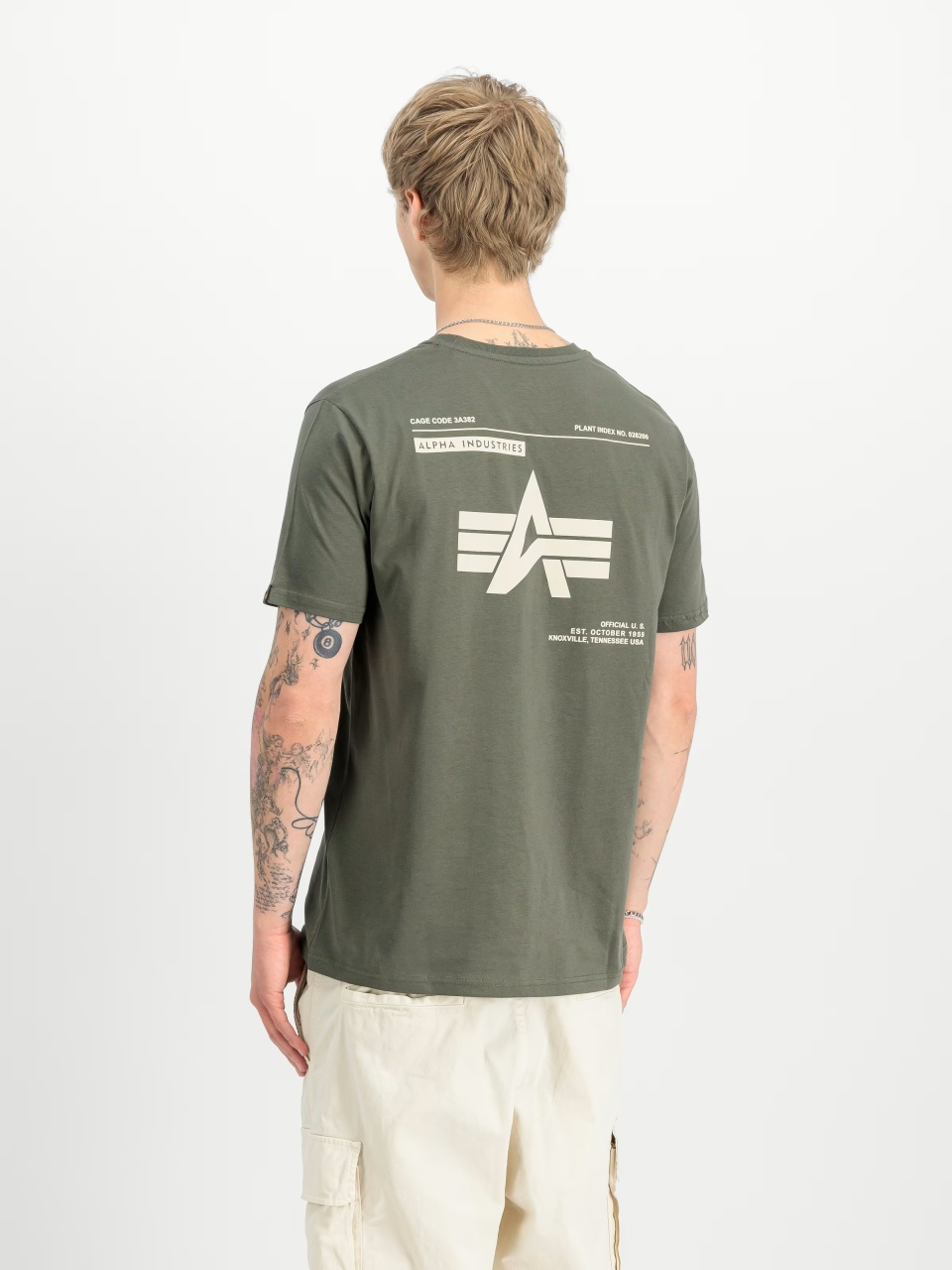 ALPHA INDUSTRIES MAJICA LABELBACKPDO