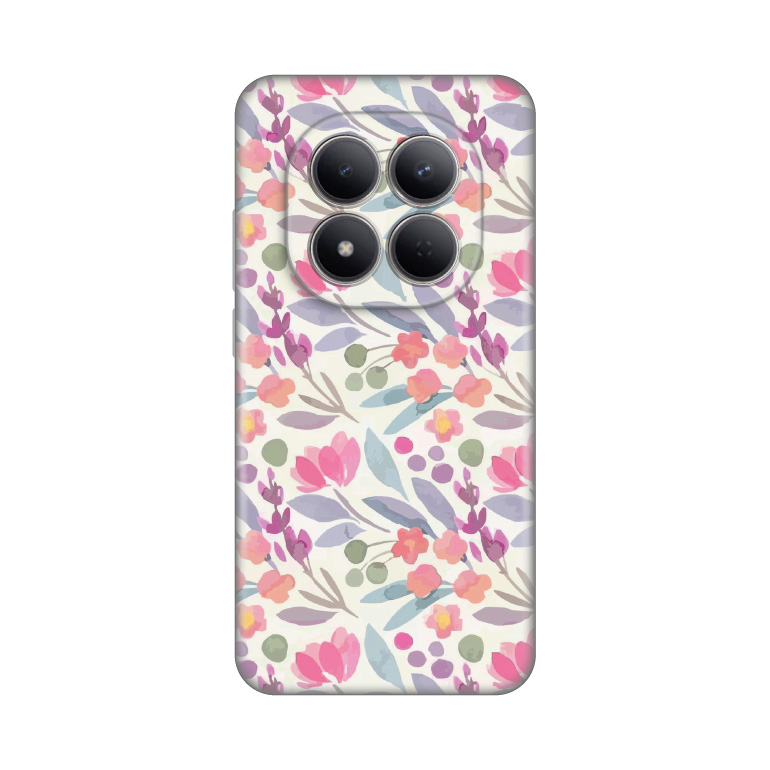 Silikonska futrola print za Xiaomi Redmi Note 15 Pro 5G Watercolor Flowers